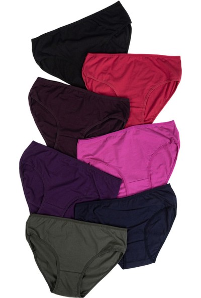 Nicoletta Mıxcolor Kadın Külot Büyük Beden 7 Li Paket Likralı Nicoletta Mıxcolor Kadın Külot Büyük Beden 7 Li Paket Likralı