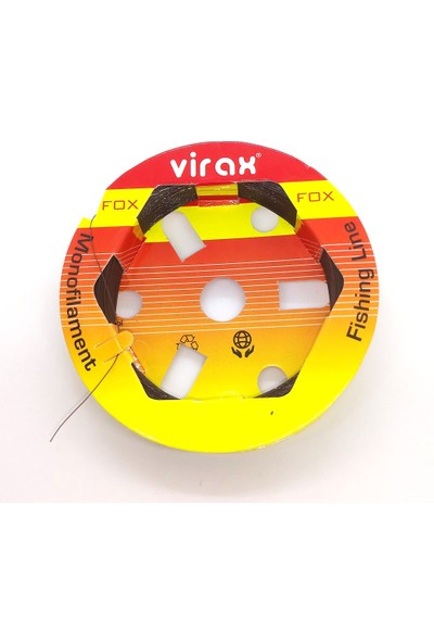 Virax Gamsız Makara Misina 035 mm 300 M Kahverengi Olta Makinesi Için