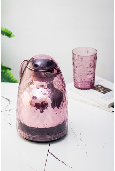 Bernam 1 Lt Isı Yalıtımlı Çift Cam Katmanlı Çay Piknik Kamp Servis Termosu (12 Saat Sıcak Tutar ) Mürdüm Bernam 1 Lt Isı Yalıtımlı Çift Cam Katmanlı Çay Piknik Kamp Servis Termosu (12 Saat Sıcak Tutar ) Mürdüm