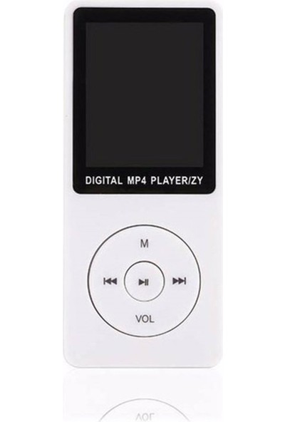 Paleon Dijital Ekran Mp4 Uyumlu Çalar Mp4 Beyaz Paleon Dijital Ekran Mp4 Uyumlu Çalar Mp4 Beyaz