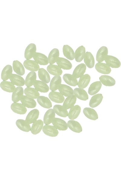 Fosforlu Oval Boncuk 20 Adet