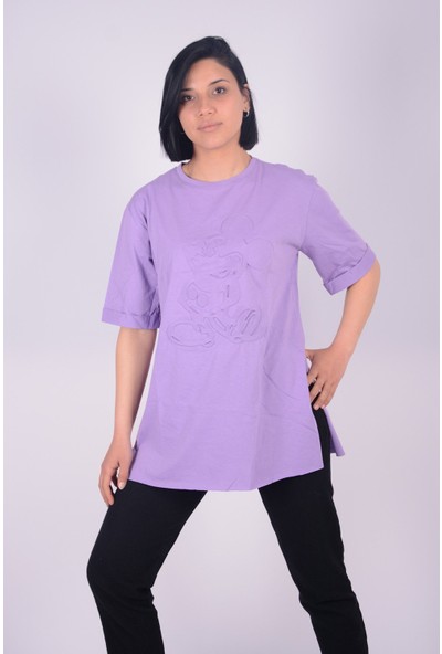 Gofre Baskılı Salaş Yırtmaçlı