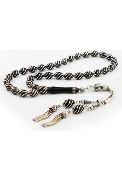 Pigado Sarmal Gümüş Işlemeli Usta Işi Arpa Kesim Gerçek Erzurum Oltusu Tesbih Pigado Sarmal Gümüş Işlemeli Usta Işi Arpa Kesim Gerçek Erzurum Oltusu Tesbih