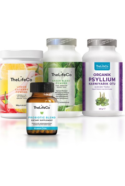 Thelifeco Aylık Kilo Kontrol Destekleri Seti - 3 Thelifeco Aylık Kilo Kontrol Destekleri Seti - 3