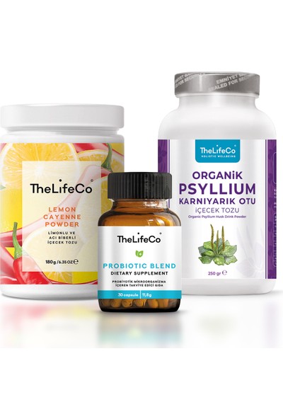 Thelifeco Aylık Kilo Kontrol Destekleri Seti - 2 Thelifeco Aylık Kilo Kontrol Destekleri Seti - 2