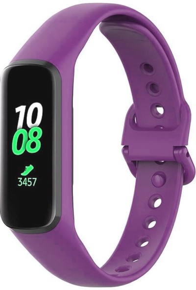 CoverZone Samsung Galaxy Fit2 Bileklik Kayışı Termoplastik Kordon Cordfit Mor CoverZone Samsung Galaxy Fit2 Bileklik Kayışı Termoplastik Kordon Cordfit Mor