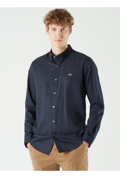 Lacoste Regular Fit Lacivert Spor Gömlek