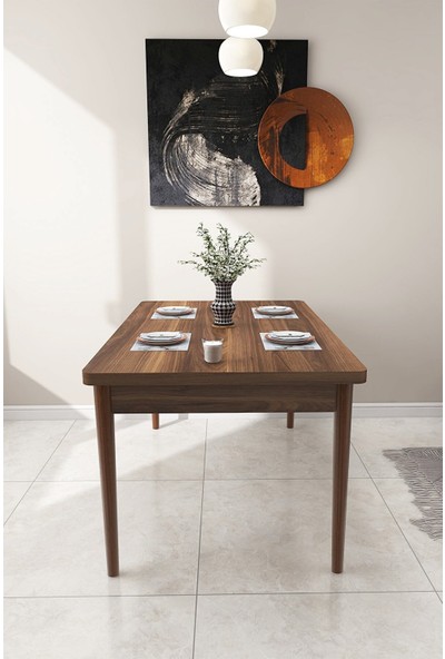 Teknor Mutfak Masası Yemek Masası Ahşap Masa 70*110 cm