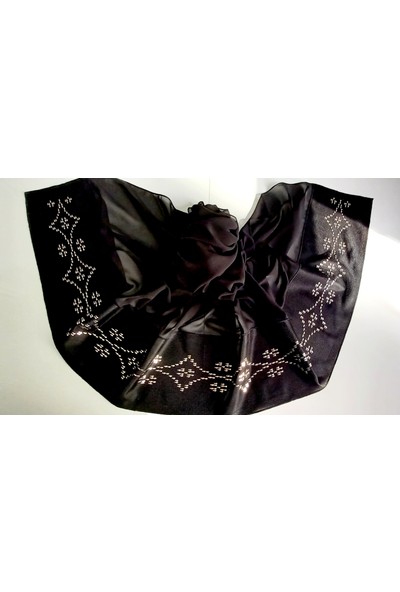 Tel Kırma Işlemeli Çeyizlik Mevlit Başörtüsü 70 x 150 cm Tel Kırma Işlemeli Çeyizlik Mevlit Başörtüsü 70 x 150 cm