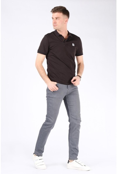 Giyim Dünyası Erkek Regular Fit Kot Pantolon Gri
