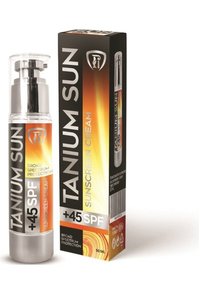 Tanıum Sun +45 Spf Cream-Tanıum-Sun +45 Spf Güneş Koruyucu Kremı 50 ml Şişe Tanıum Sun +45 Spf Cream-Tanıum-Sun +45 Spf Güneş Koruyucu Kremı 50 ml Şişe