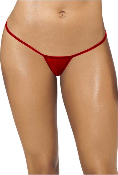 Leyna Kırmızı Tül Tanga TM1115