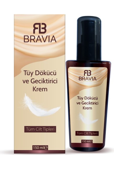 Bravia Tüy Dökücü ve Geciktiricili Krem 150 ml
