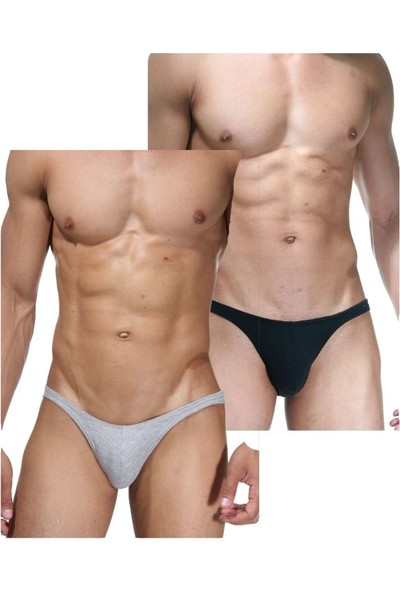 Darkzone Siyah-Gri 2'li Erkek Briefs Seti Darkzone Siyah-Gri 2'li Erkek Briefs Seti