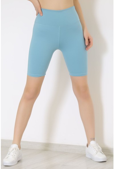 Şort Tayt Suyeşili