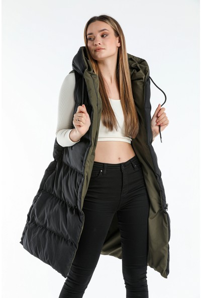 Weyeze Çift Taraflı Uzun Şişme Yelek AC-K59087LNS