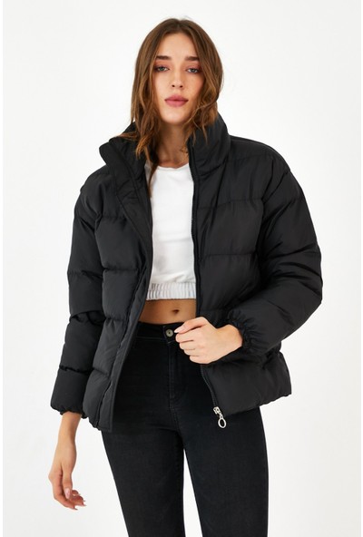 Weyeze Oversize Dik Yaka Şişme Mont AC-K50218LNS