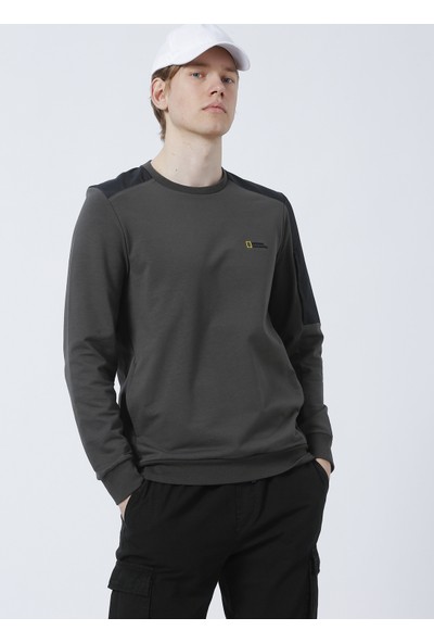 National Geographic Teksas Bisiklet Yaka Regular Fit Düz Haki Erkek Sweatshirt National Geographic Teksas Bisiklet Yaka Regular Fit Düz Haki Erkek Sweatshirt