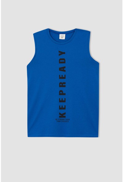 DeFacto Erkek Çocuk  Regular Fit Baskılı Atlet V0390A622SP