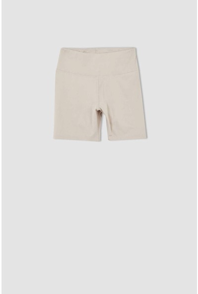 Defacto Fit Yüksek Bel Kısa Bisikletçi TAYTI X8036AZ22SM