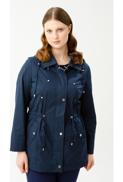 Ekol Kapüşonlu Trençkot