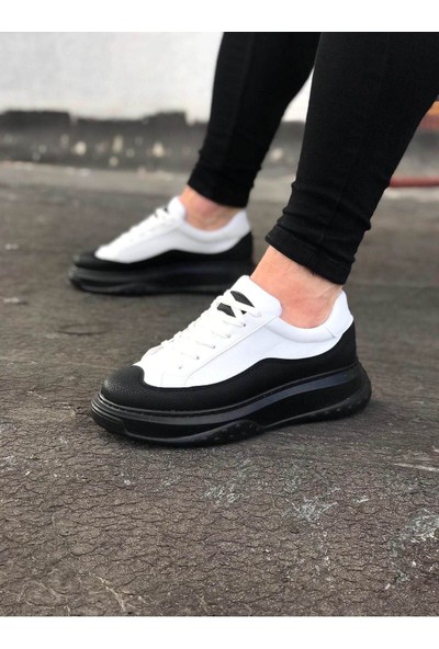 Kömür Beyaz Erkek Ayakkabı