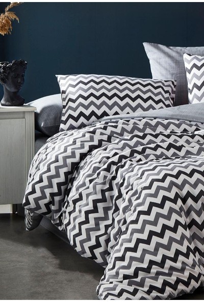 Üntaş Life Lacivert Zikzak Çift Kişilik 200X220 Pamuklu Nevresim Seti ECLACIVERT200 Üntaş Life Lacivert Zikzak Çift Kişilik 200X220 Pamuklu Nevresim Seti ECLACIVERT200