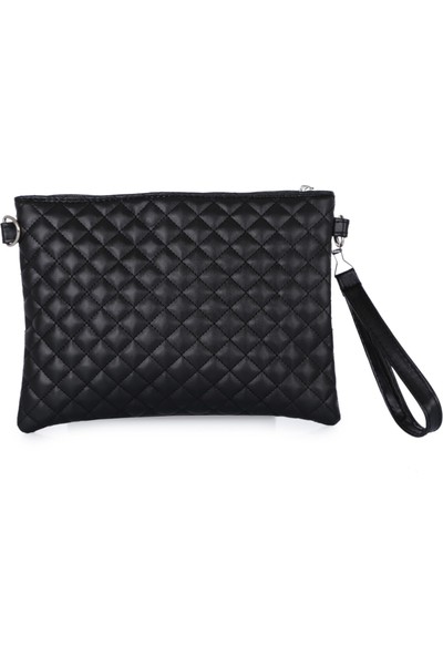 Defnella Kadın Desenli Portföy Clutch Çanta 25X19 cm Defnella Kadın Desenli Portföy Clutch Çanta 25X19 cm