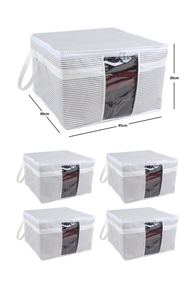 Dibanyo 6 Adet Pencereli Saklama Çantasılı Hurç