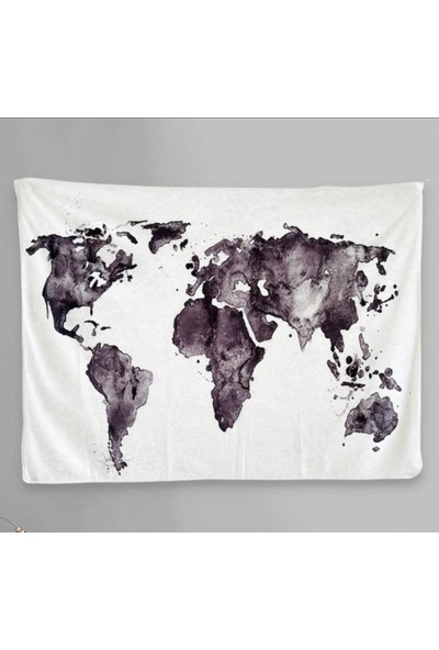 Altair Dünya Haritası Duvar Halısı