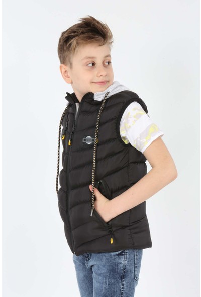 Swen Club Erkek Çocuk Kapüşonlu Şişme Yelek