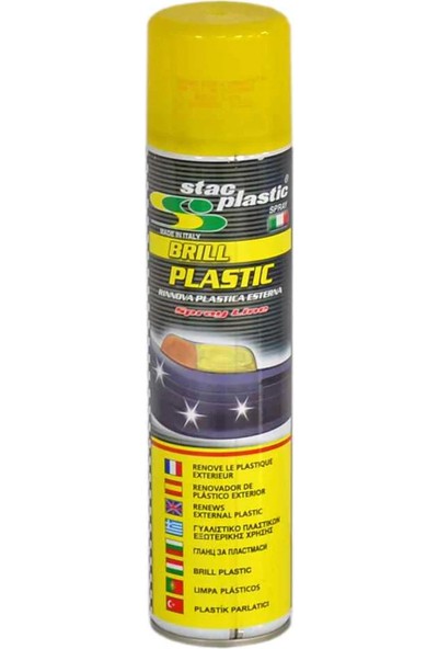 Stacplastic Tampon (Plastik) Parlatıcı SPREY 400 ml Stacplastic Tampon (Plastik) Parlatıcı SPREY 400 ml
