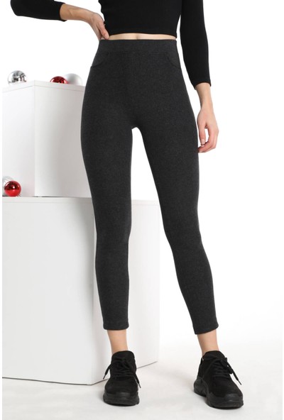 Senin Olsun Siyah Beli Lastikli Tayt Senin Olsun Siyah Beli Lastikli Tayt