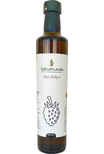 Tohumunda Dut Sirkesi [500 Ml] (Katkısız, Doğal Fermente Canlı Sirke)