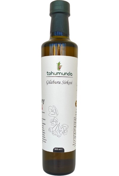 Tohumunda Gilaburu Sirkesi [500 Ml] (Katkısız, Doğal Fermente Canlı Sirke)