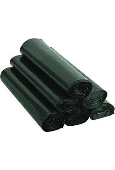 Voice Hantal Boy Çöp Poşeti Siyah 10'lu 5'li Set 200LT Çöp Torbası 120X150CM