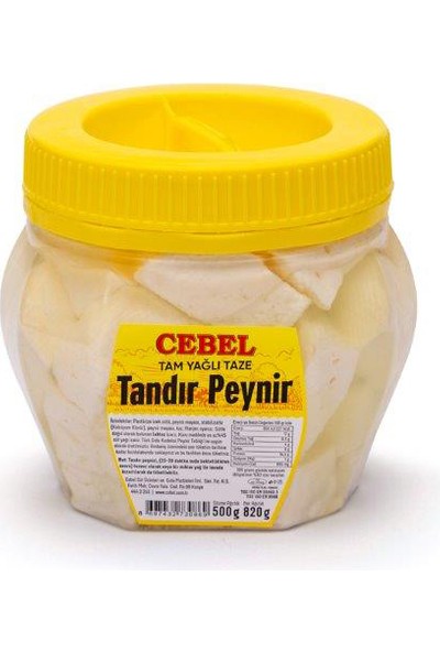 Cebel Tandır Peynir T.y. 500 gr Cebel Tandır Peynir T.y. 500 gr