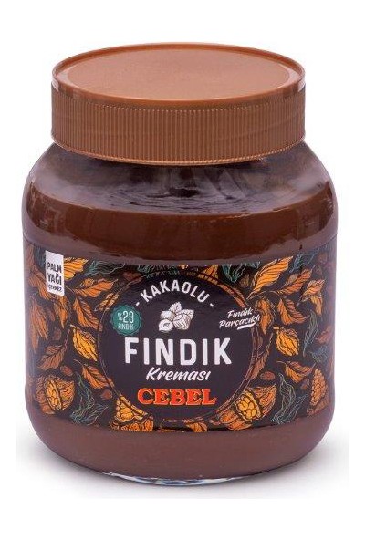 Cebel Fındık Parçacıklı Kakaolu Fındık Kreması 700 gr Kav. % 23 Cebel Fındık Parçacıklı Kakaolu Fındık Kreması 700 gr Kav. % 23