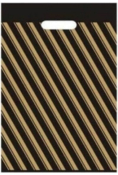 Voice Takviyeli Siyah Çizgili Poşet (No:2) 26X38 cm Çizgili Mağaza Poşeti (50ADET) Voice Takviyeli Siyah Çizgili Poşet (No:2) 26X38 cm Çizgili Mağaza Poşeti (50ADET)