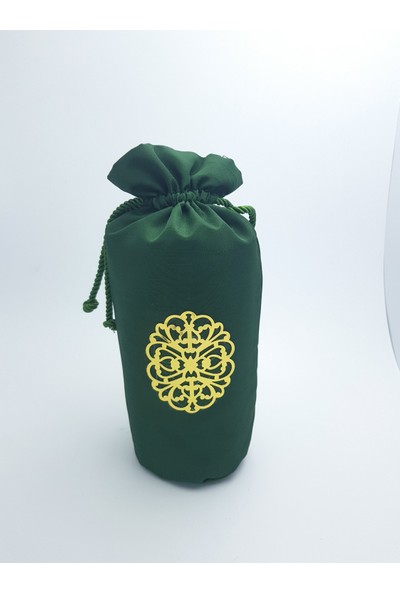 Mawa Osmanlı Ipeği Şantuk Kese, Seccade Vetesbih Set Yeşil