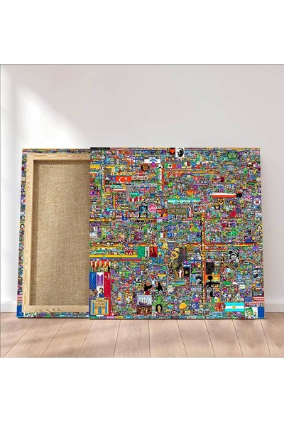 Stella Store Piksel Savaşları Reddit R/place Kanvas Tablo 2022 Stella Store Piksel Savaşları Reddit R/place Kanvas Tablo 2022