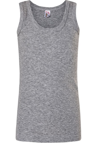 Namaldı 6 Adet Gri Renk Ribana Çocuk Atlet Namaldı 6 Adet Gri Renk Ribana Çocuk Atlet