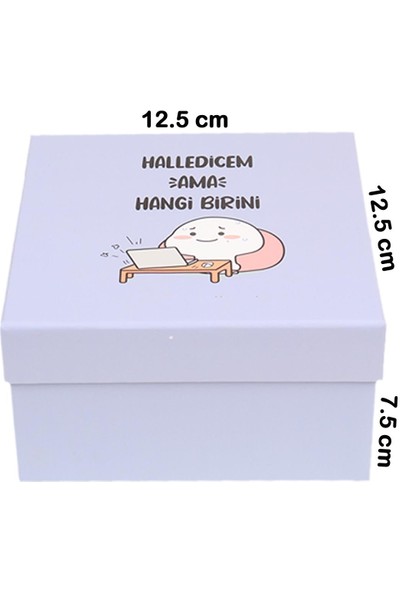 Cetinaccessories Halledicem Ama Hangi Birini Tasarım Hediye Kutusu No:1