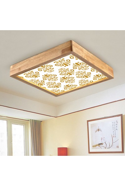 Wood Design World Ahşap Çerçeve Tavan LED Aydınlatma Wood Design World Ahşap Çerçeve Tavan LED Aydınlatma