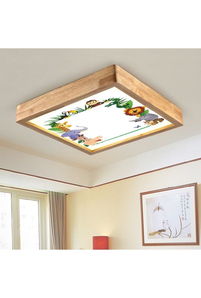 Wood Design World Ahşap Çerçeve Tavan LED Aydınlatma Wood Design World Ahşap Çerçeve Tavan LED Aydınlatma