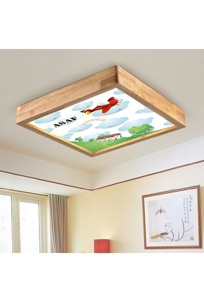 Wood Design World Ahşap Çerçeve Tavan LED Aydınlatma Wood Design World Ahşap Çerçeve Tavan LED Aydınlatma
