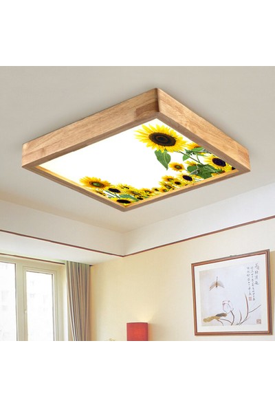 Wood Design World Ahşap Çerçeve Tavan LED Aydınlatma Wood Design World Ahşap Çerçeve Tavan LED Aydınlatma