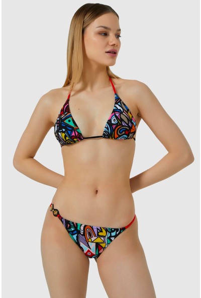 Ayyıldız 5527 Graffiti Bikini Takımı