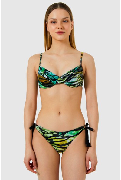 Ayyıldız 5547 Sarı Toparlayıcı Bikini Takımı