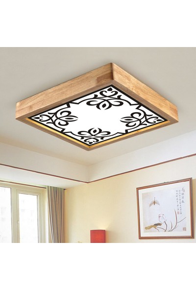Wood Design World Ahşap Çerçeve Tavan LED Aydınlatma Wood Design World Ahşap Çerçeve Tavan LED Aydınlatma